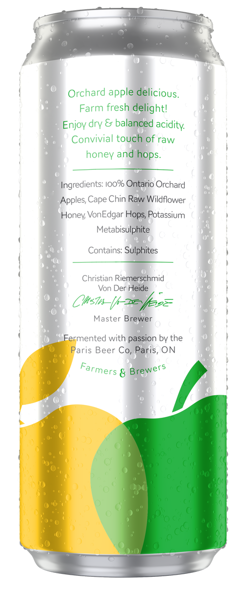 Farmers & Brewers Dry Hopped Hard Cider – The Paris Beer Co.